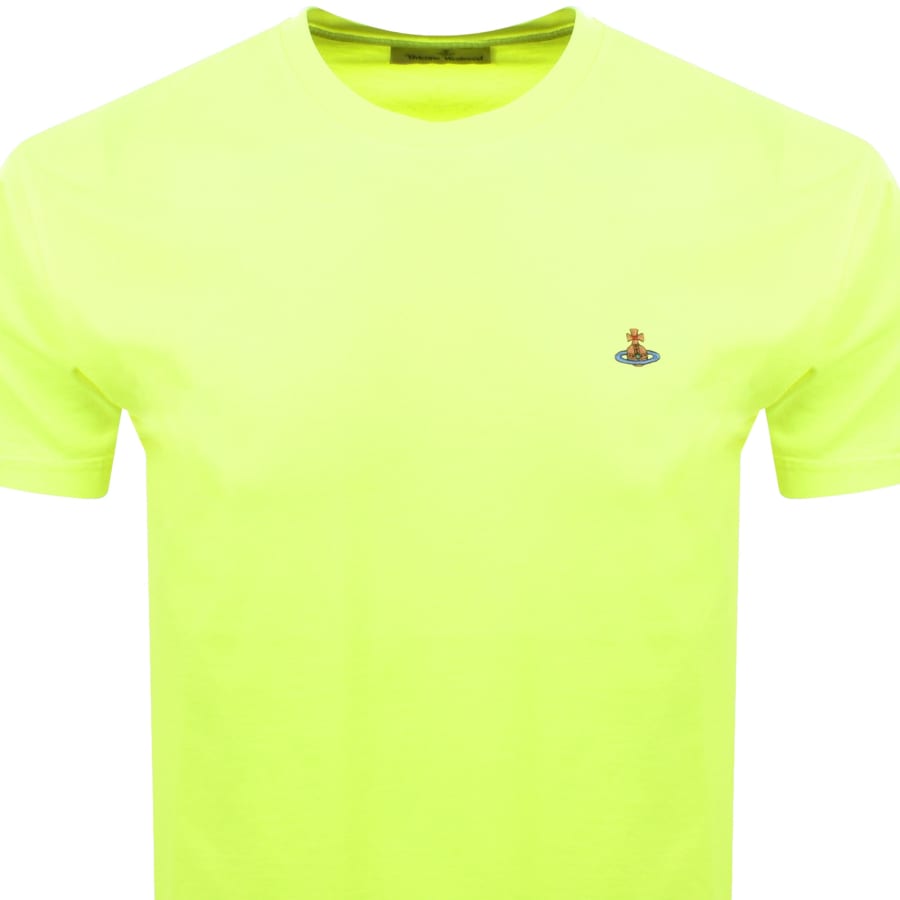 Vivienne Westwood Classic Logo T Shirt Yellow | Mainline Vivienne Westwood Classic Logo T Shirt Yellow | Mainline
